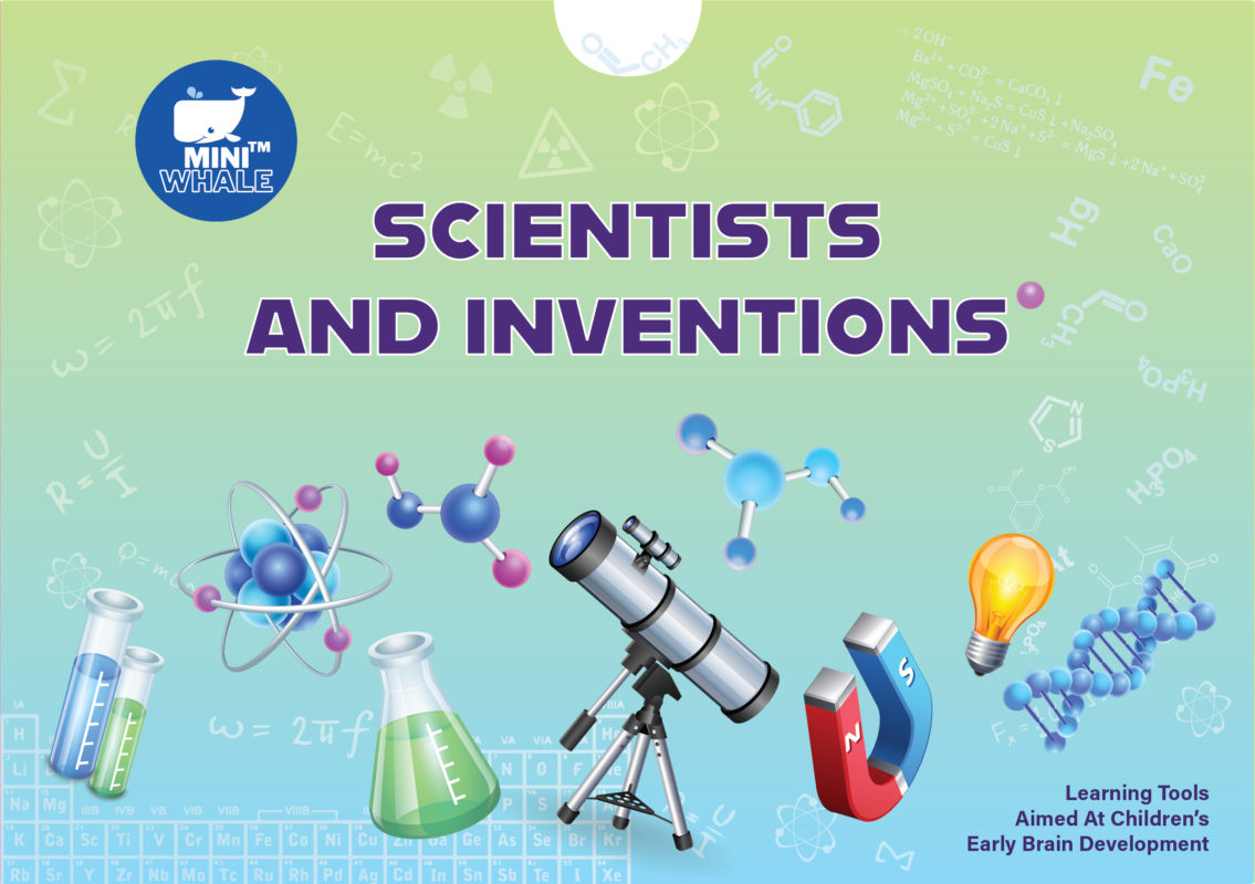 Scientist and Invention Flash Cards for Kids of Age 2 Years & Above ...