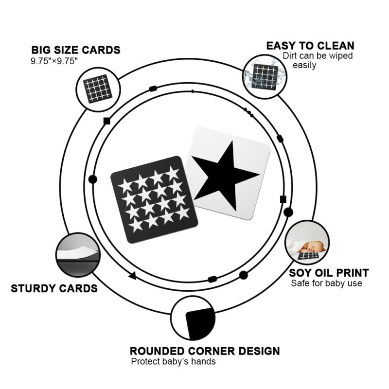 Visual Stimulation Program for Newborn Baby (63 Days Program) - Miniwhale