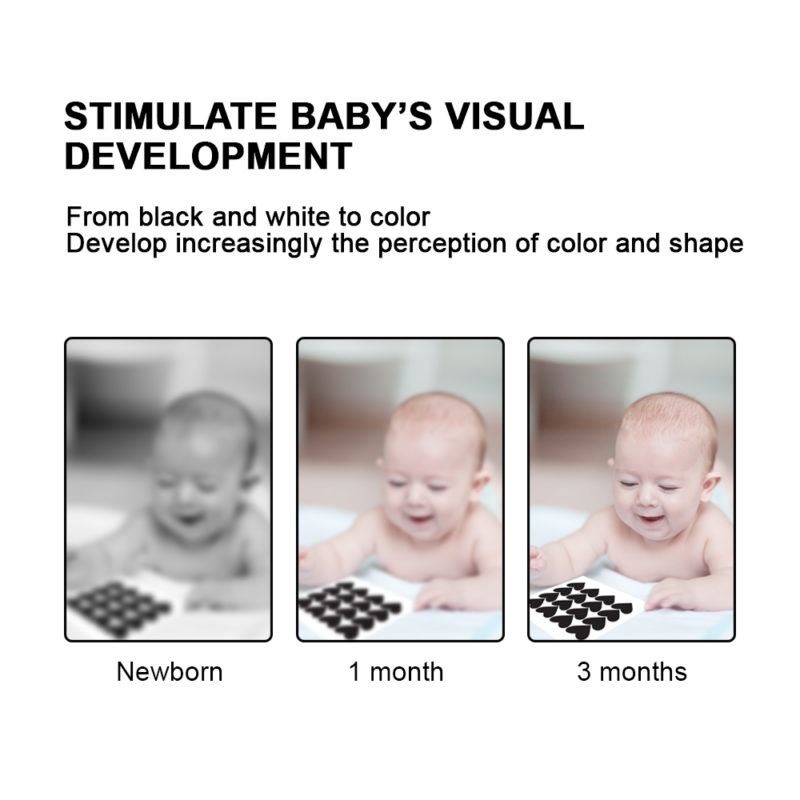 Visual Stimulation Program for Newborn Baby (63 Days Program) - Miniwhale