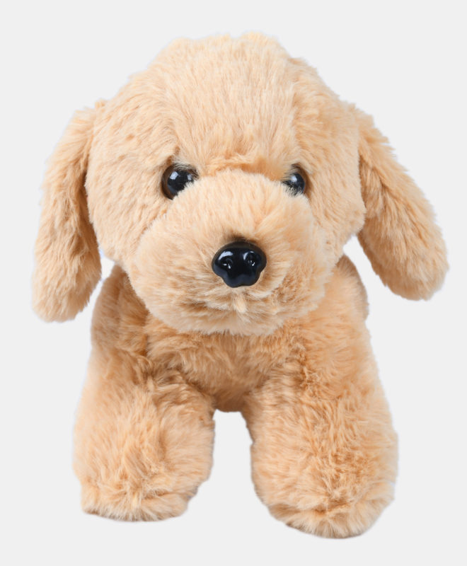 Gift a Huggable Companion: Adorable 10-Inch Light Brown Dog Soft Toy ...