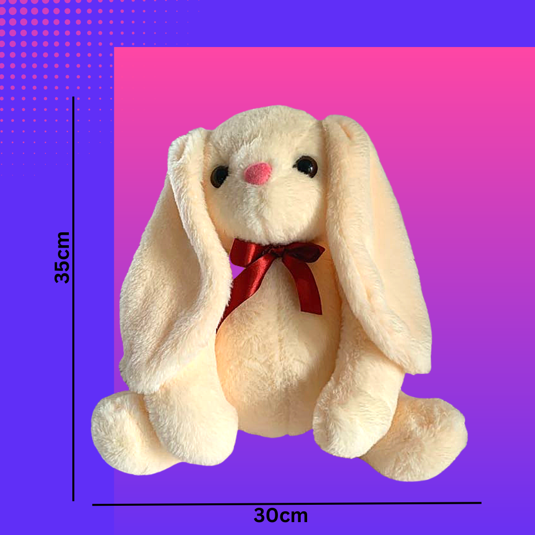 Cream Bunny Soft Toy: The Perfect Cuddle Buddy for Kids and Adults ...