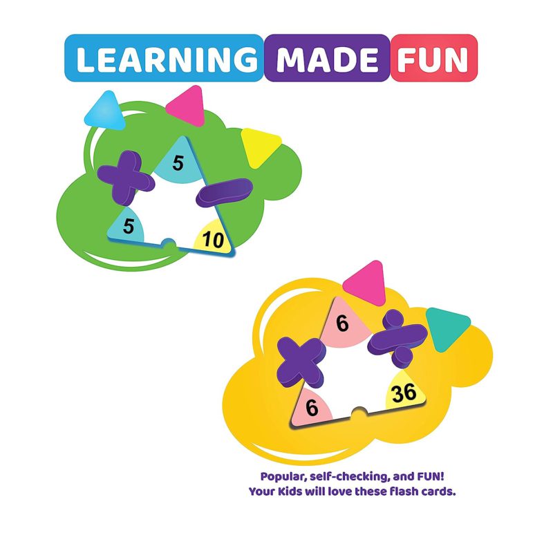 Combo of Math Flash Cards for Addition, Subtraction, Multiplication ...